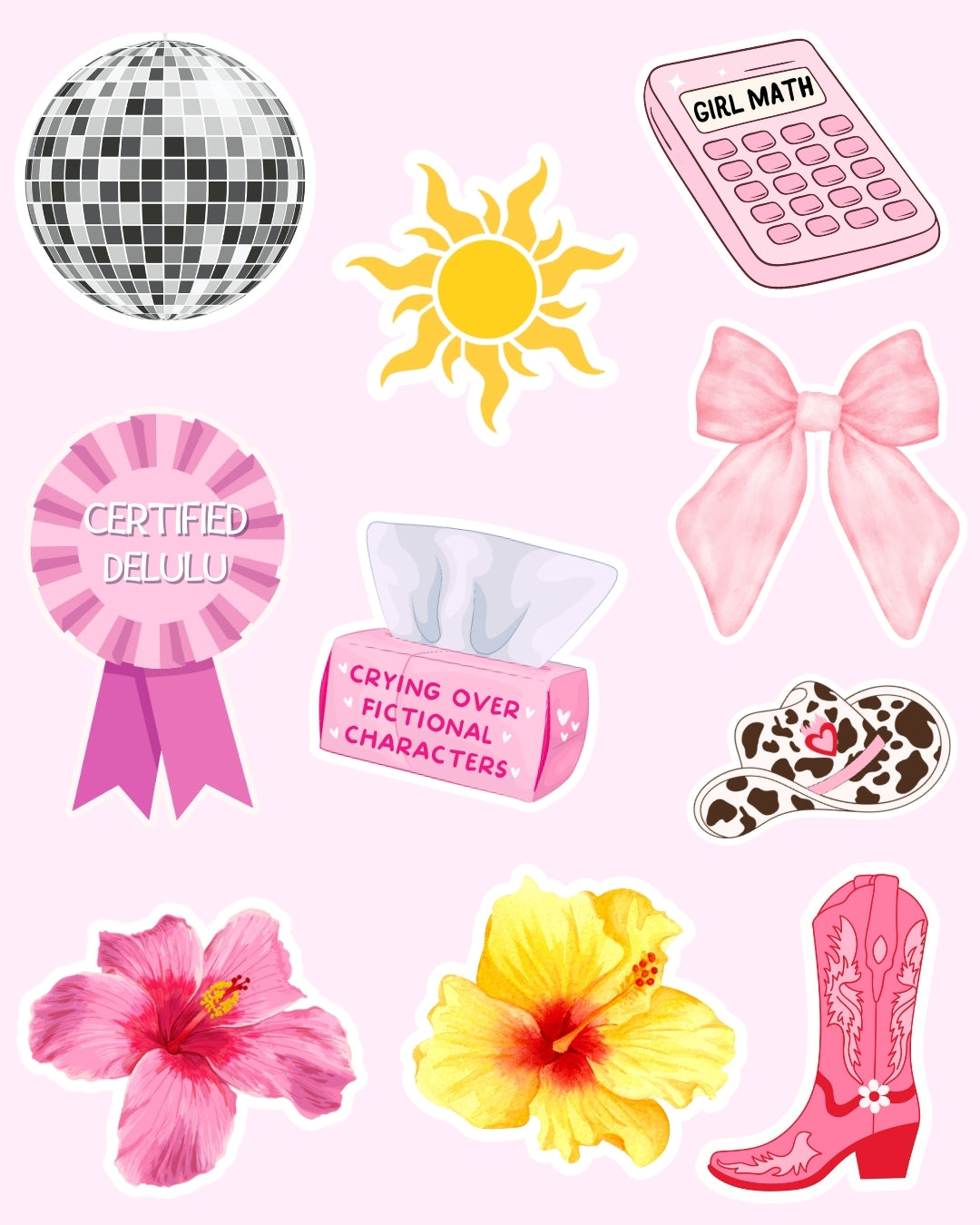 Girly Stickers – Qcases Store
