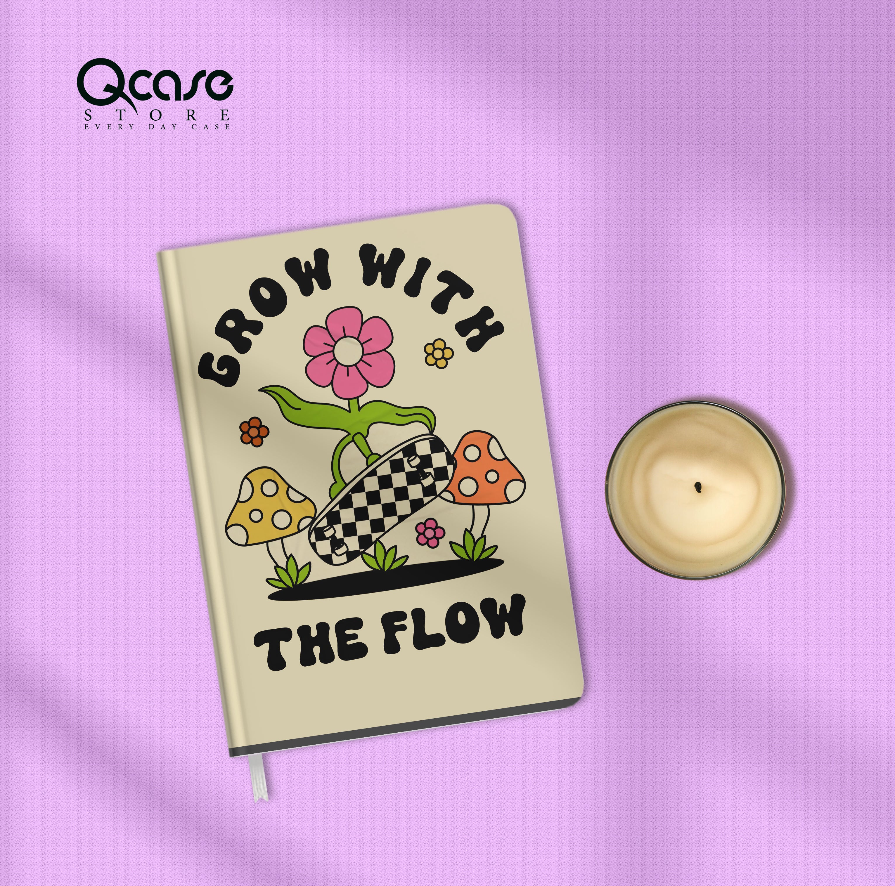 Grow With The Flow Notebook – Qcase Store | Everyday Case